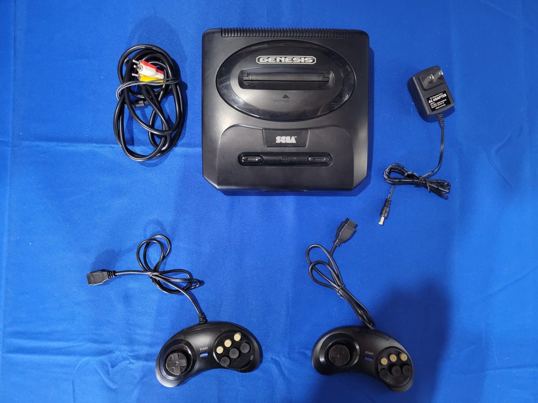 Sega Genesis Model 2 Console With 2 Controllers Works Great 30-day ...