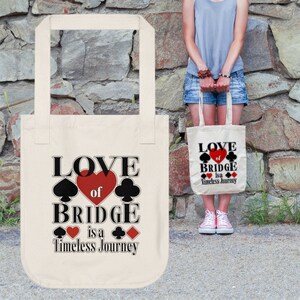 Endless Love for Bridge Canvas Tote Bag - Perfect Valentine's Gift for ...