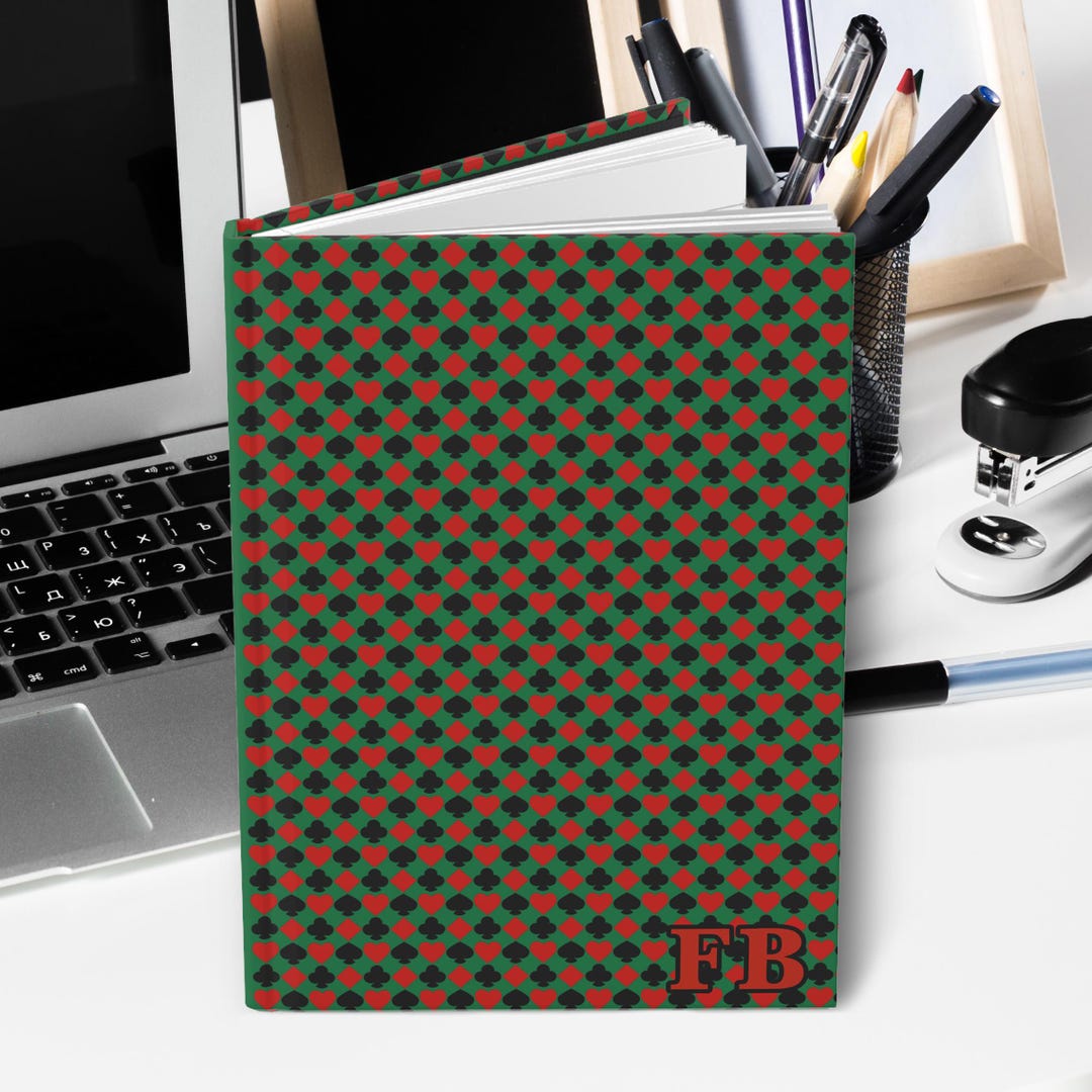 Personalized Hardcover Notebook - Custom Name, Initials, or Date ...