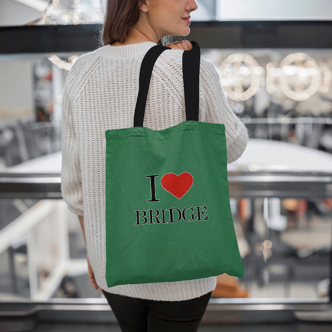 Two-sided Bridge Player Tote Bag - Versatile Design - Etsy