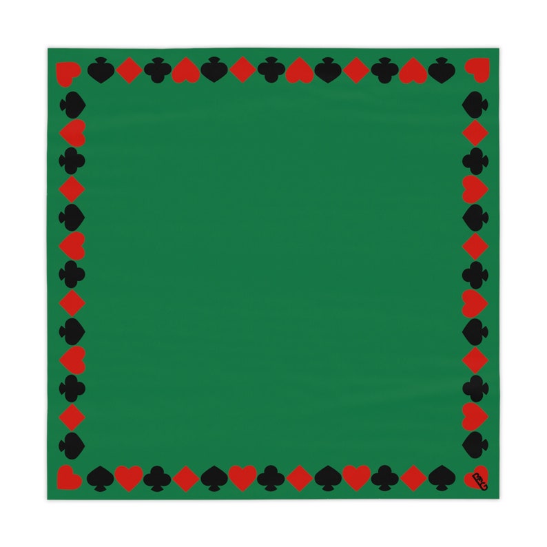 Premium Bridge & Canasta Card Game Tablecloth - Specialized Home and ...