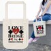 Endless Love for Bridge Canvas Tote Bag - Perfect Valentine's Gift for ...