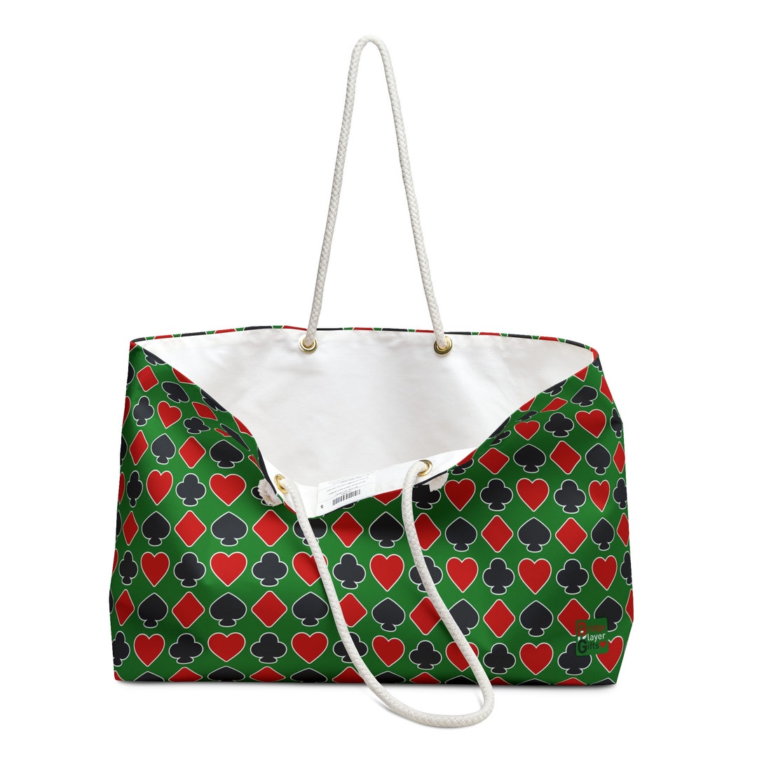 Weekender Bag Playing Card Symbols Designed for Bridge Players: Your ...