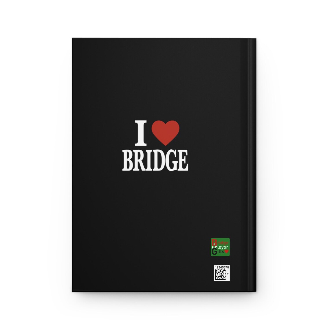 Custom 'I Love Bridge' Hardcover Notebook - Personalized for Card ...
