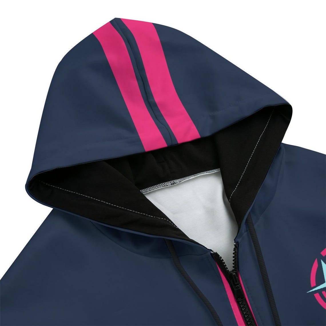 Vox Hoodie: Gothic Anime Hazbin Hotel Cosplay - Unisex Kawaii ...