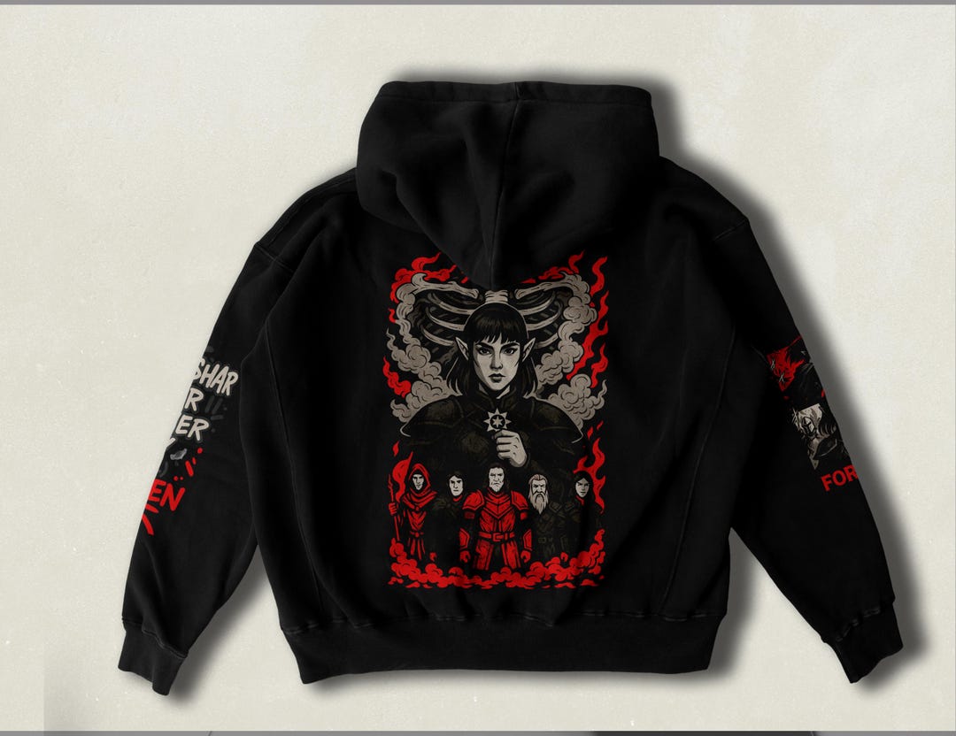 Baldurs Gate 3 Shadowheart Hoodie – Fantasy RPG Unisex Sweatshirt | BG3 ...