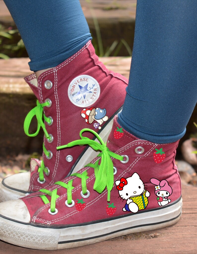 Hello Kitty Chic/ All Star Lift Platform/tennis Sublimation/sports ...