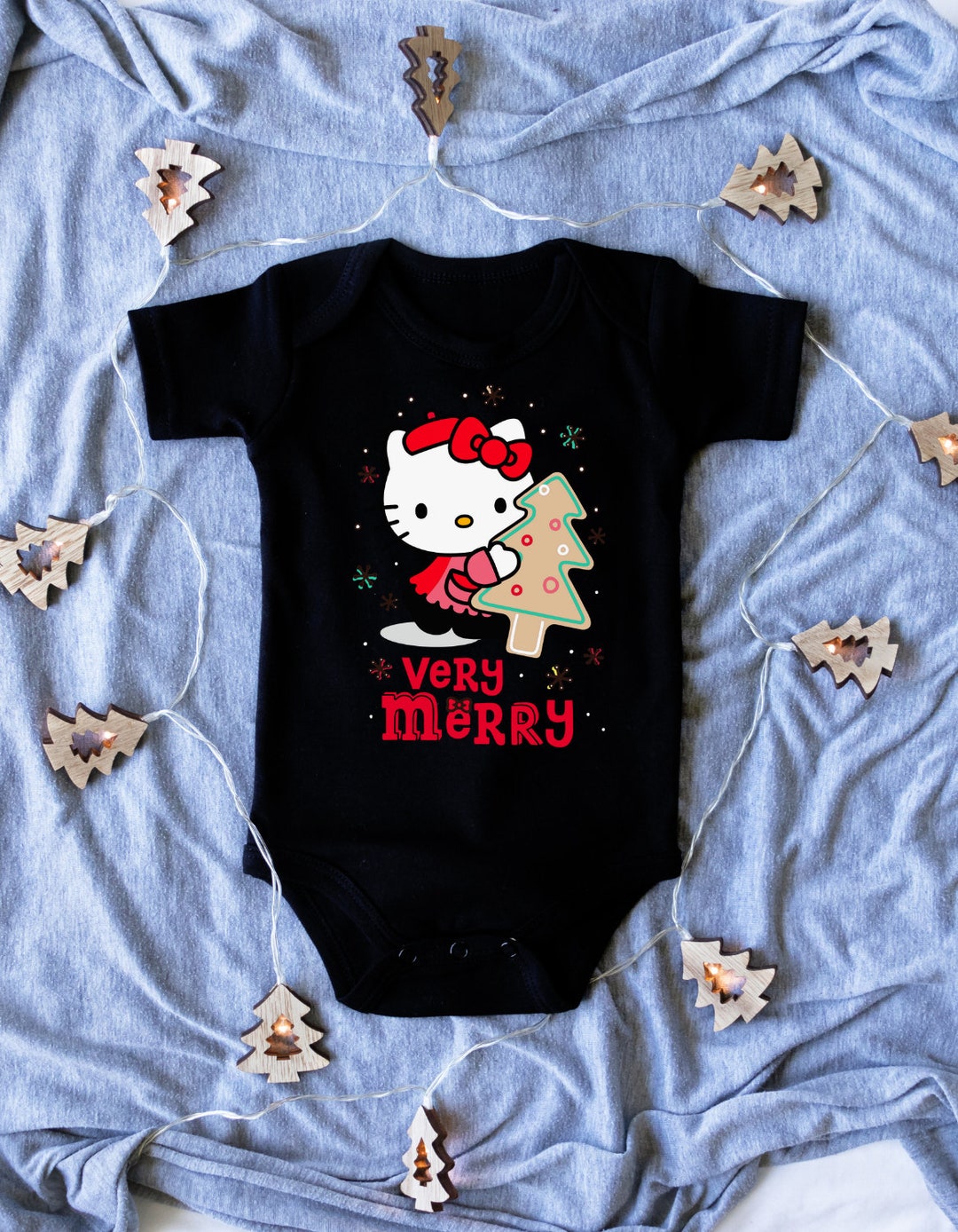 Hello Kitty/ Baby Bodysuit/ Hello Kitty Bodysuits/ Christmas/ Gerber ...