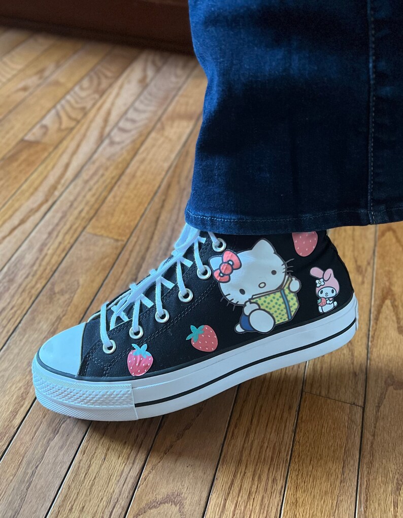 Hello Kitty Chic/ All Star Lift Platform/tennis Sublimation/sports ...