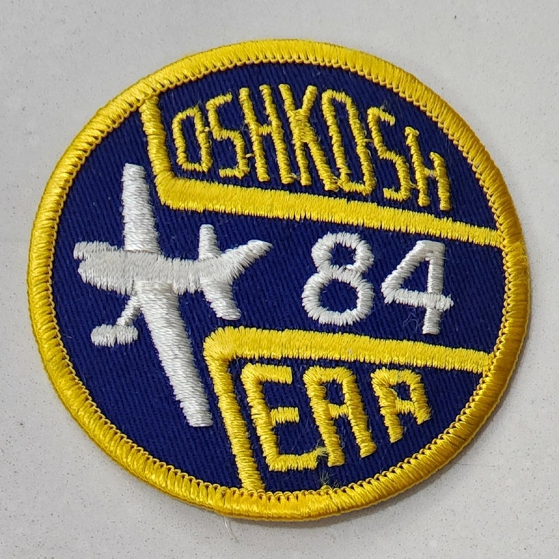 Vintage Oshkosh EAA Fly-in Patches, New Old Stock Collectible, 1978 ...