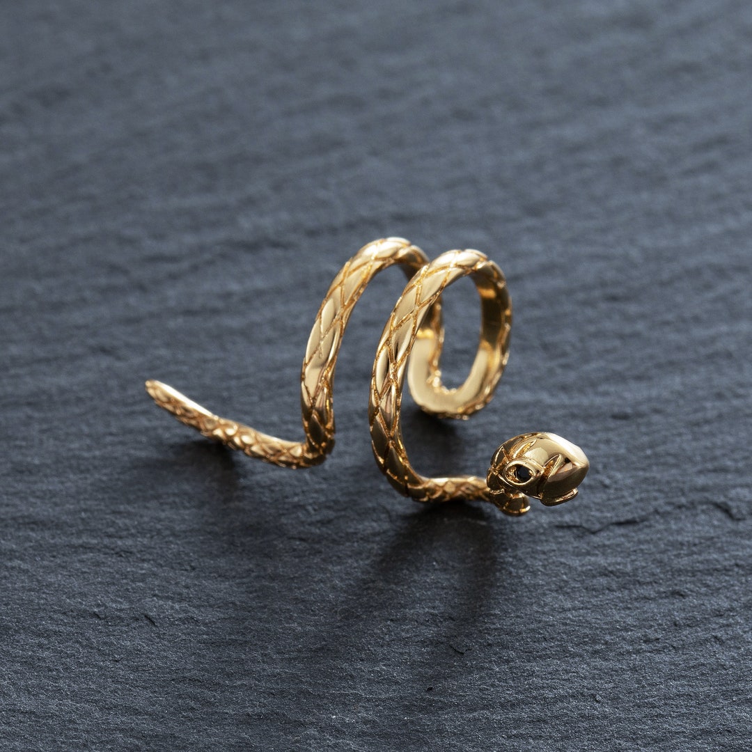 Snake Ear Cuff No Piercing, Gold Ear Cuff,ear Cuff Non Pierced ,dainty ...
