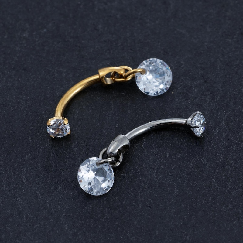 8mm Barbell Dangle - Etsy UK