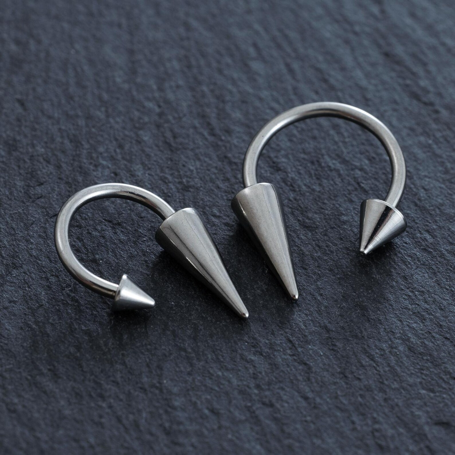 16g 8mm/10mm 316L Surgical Steel Cone Horseshoe Septum Ring,horseshoe ...