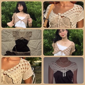 Heart Lace Cardigan - Etsy