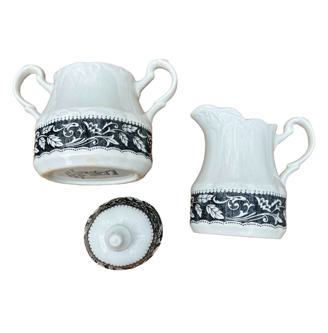 Vintage | J&G Meakin Ironstone Renaissance Colonial Black Ironstone ...