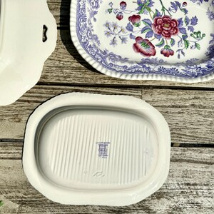 Vintage | Spode Copeland Mayflower England China Purple Pattern China ...