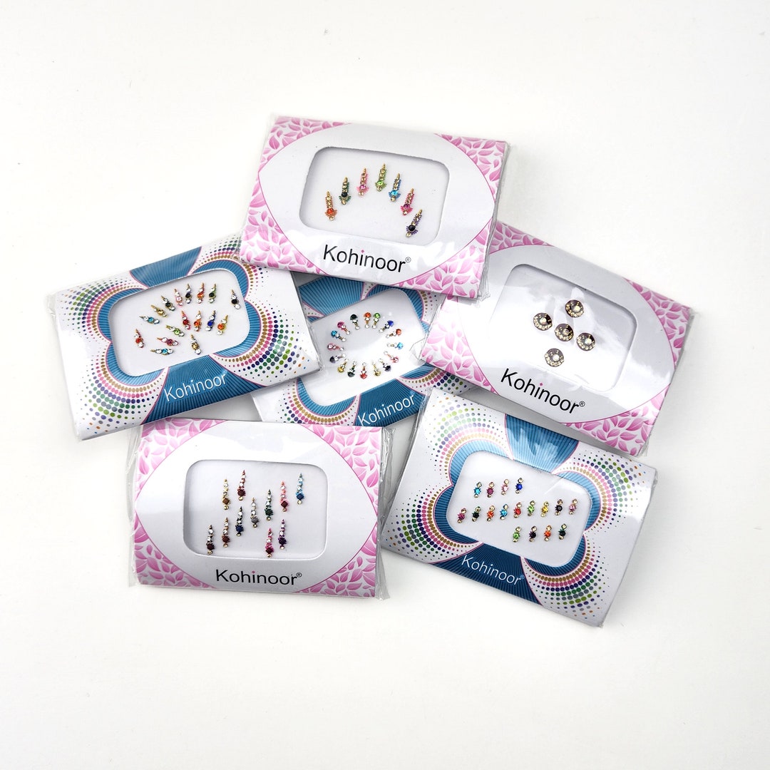 Multi Pack Indian Bindis | Multi Color | Indian Bindis | Round Bindis ...