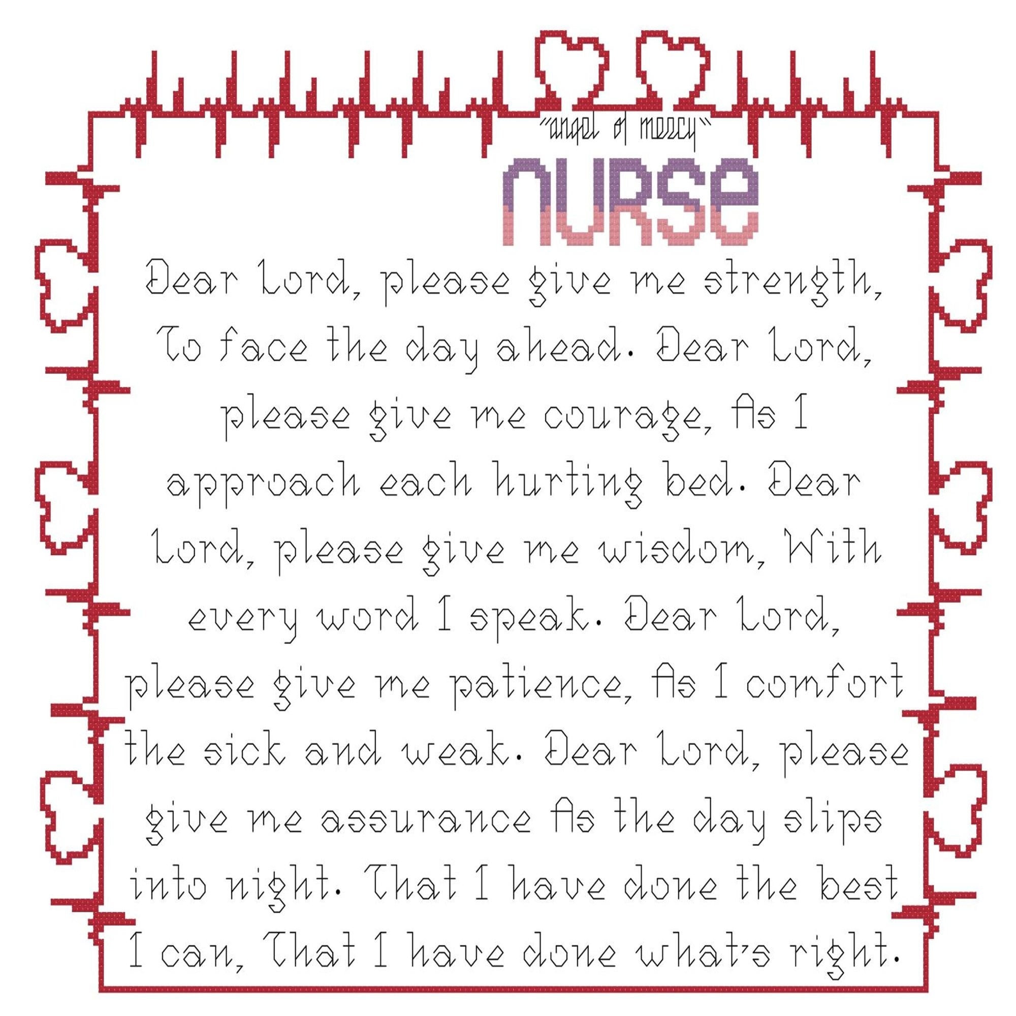 Nurse Prayer - Etsy