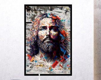 Jesus Unique Canvas - Etsy