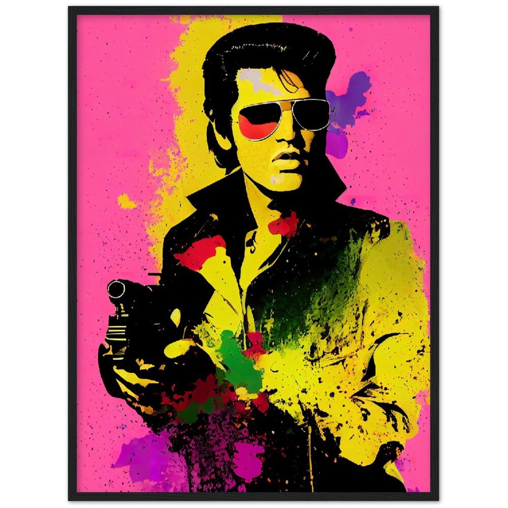 ELVIS PRESLEY POSTER Elvis Movie Poster American Singer Premium Posters ...