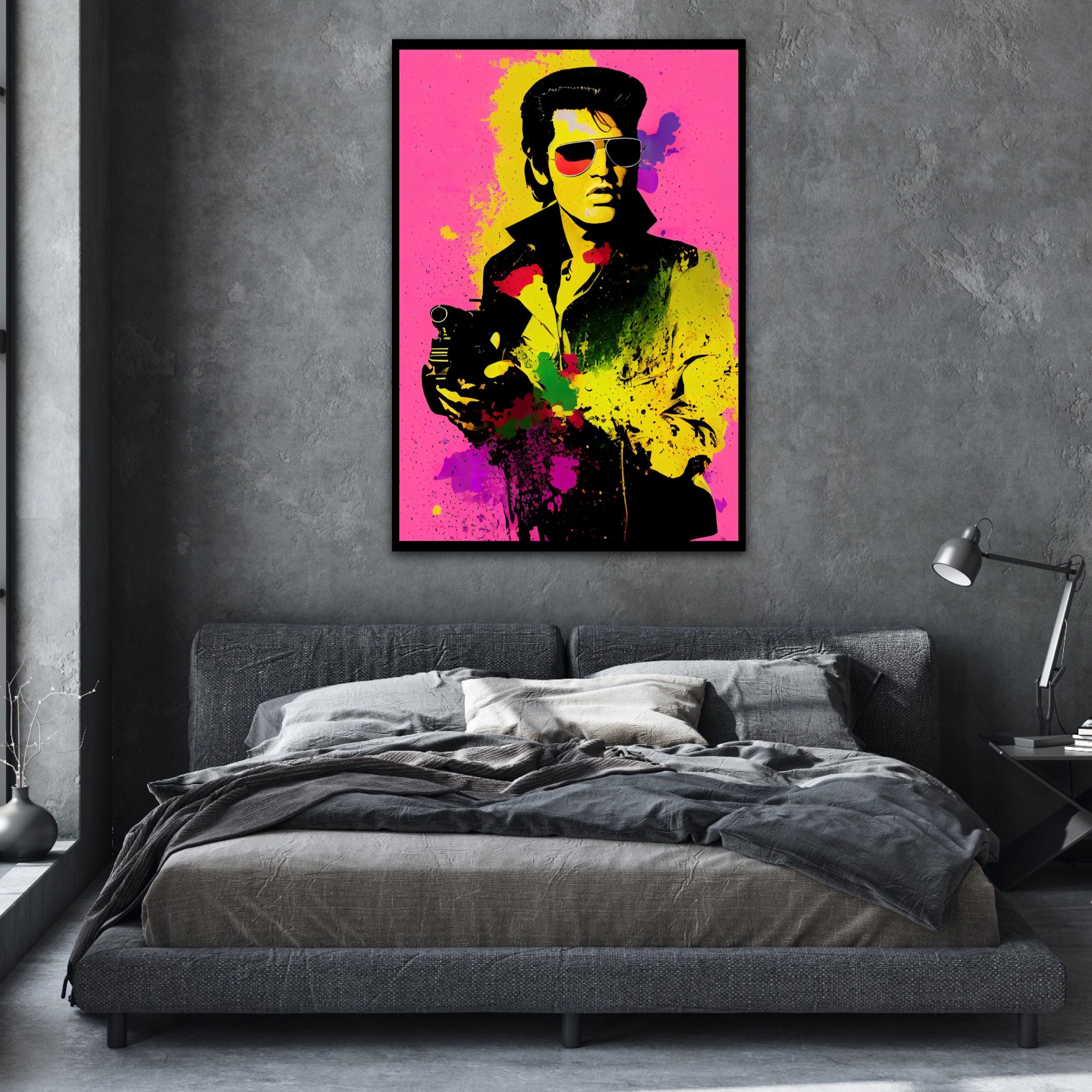 ELVIS PRESLEY POSTER Elvis Movie Poster American Singer Premium Posters ...