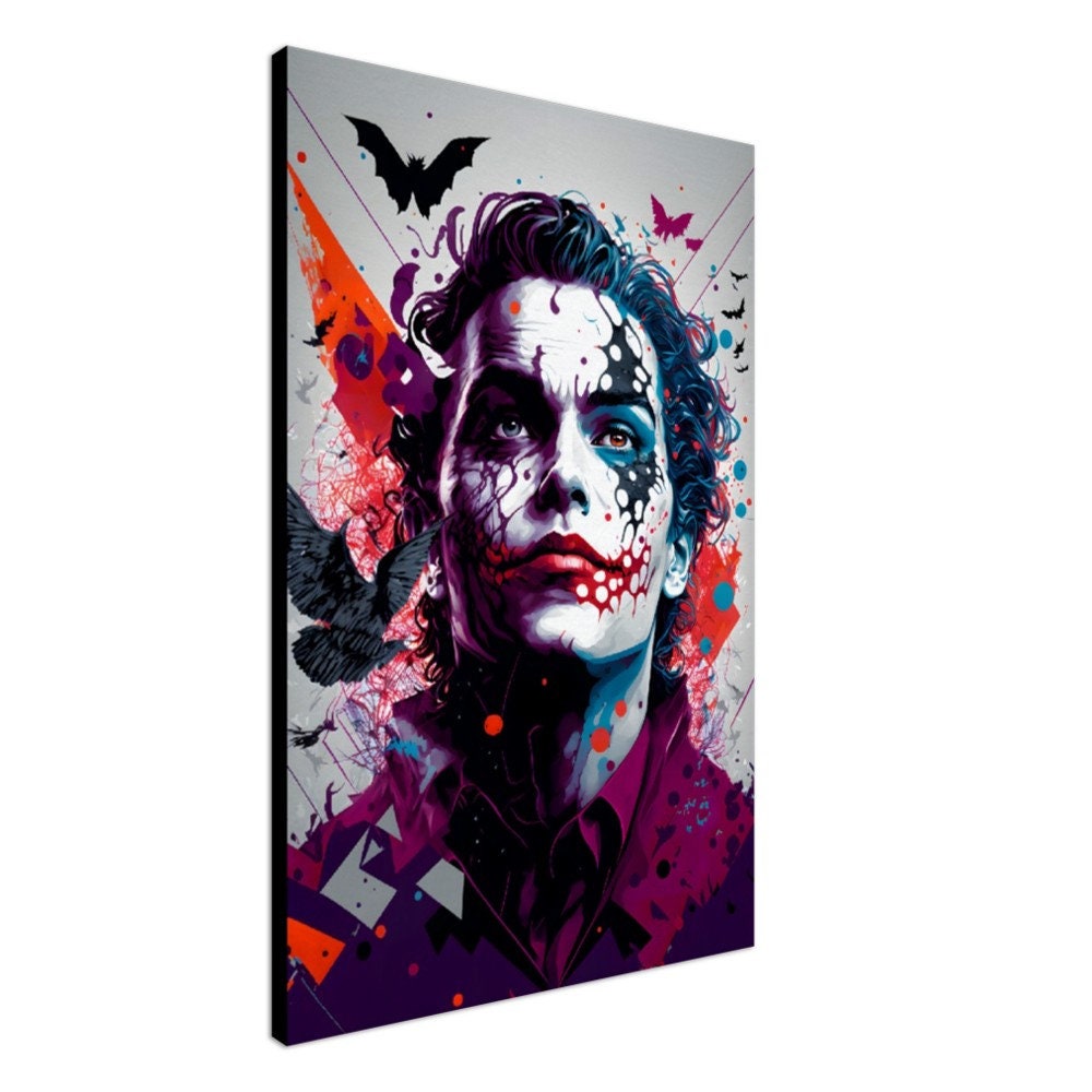 JOKER WALL MURAL Superhero Murals Joker Wall Decoration Printing on ...