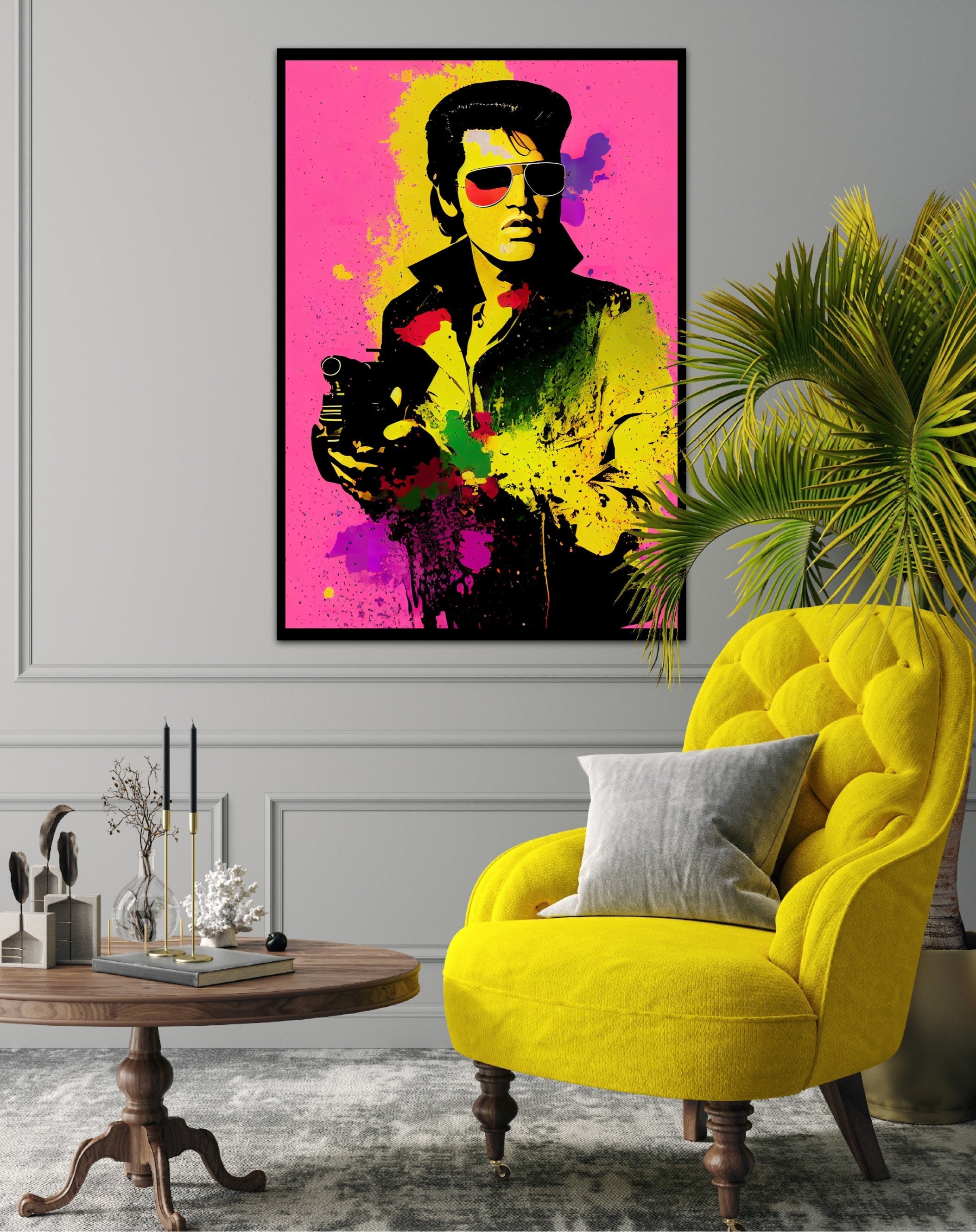 ELVIS PRESLEY POSTER Elvis Movie Poster American Singer Premium Posters ...