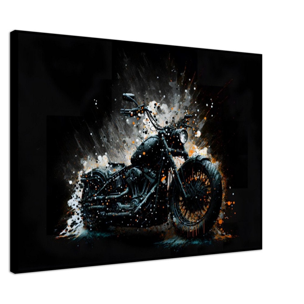 HARLEY DAVIDSON ART Motorcycle Art Harley Davidson Breakout Printing ...