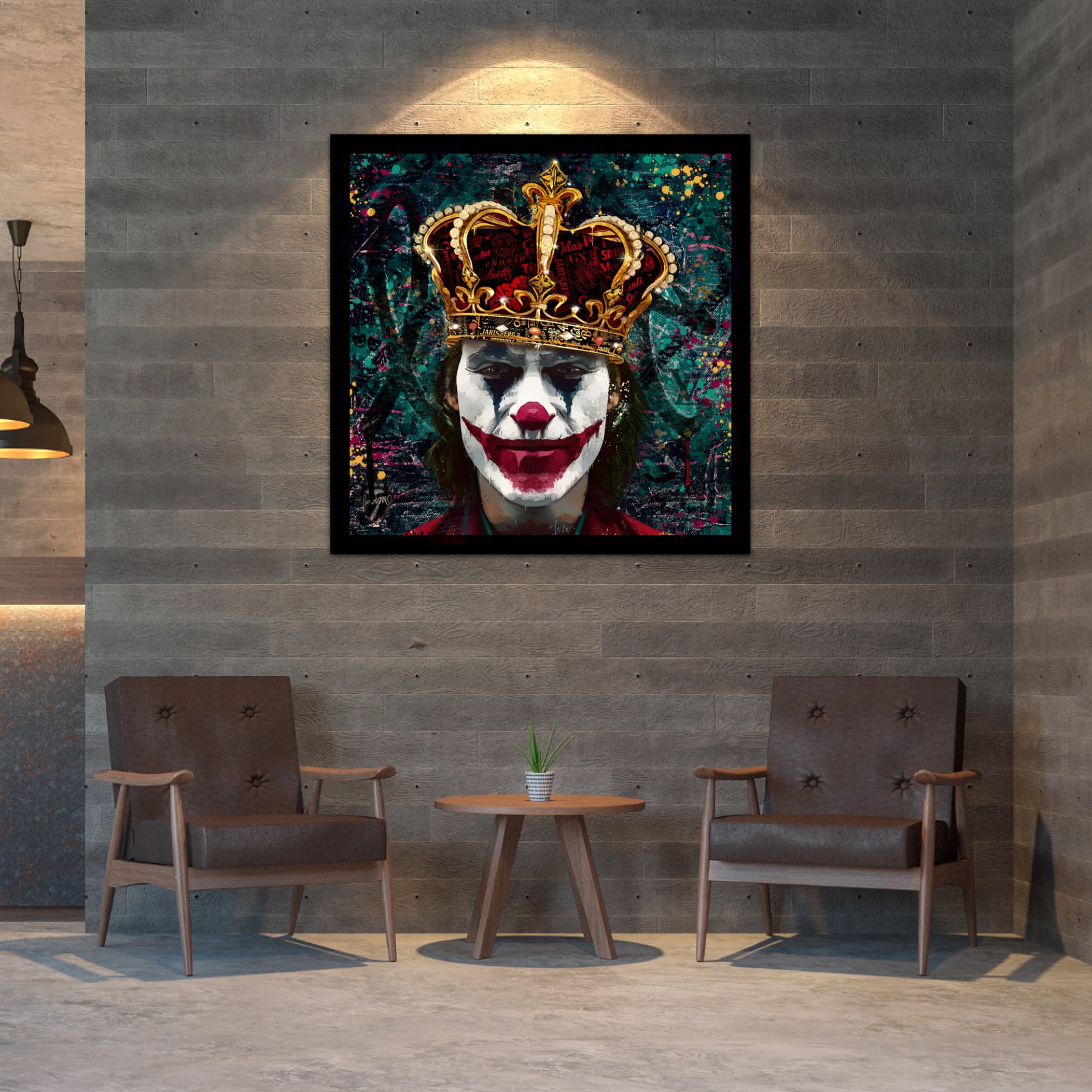 KING JOKER ART Joker Wall Murals Pop Artwork Printed on - Etsy