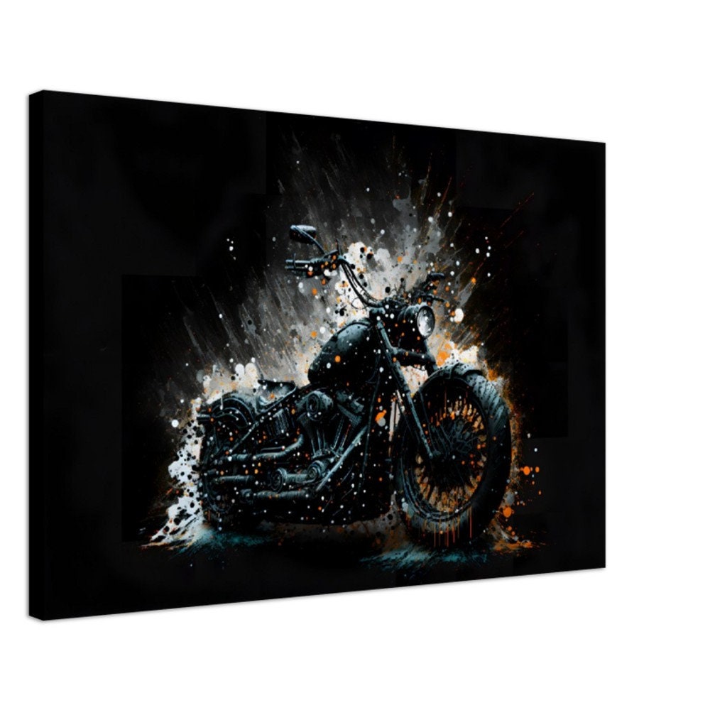 HARLEY DAVIDSON ART Motorcycle Art Harley Davidson Breakout Printing ...