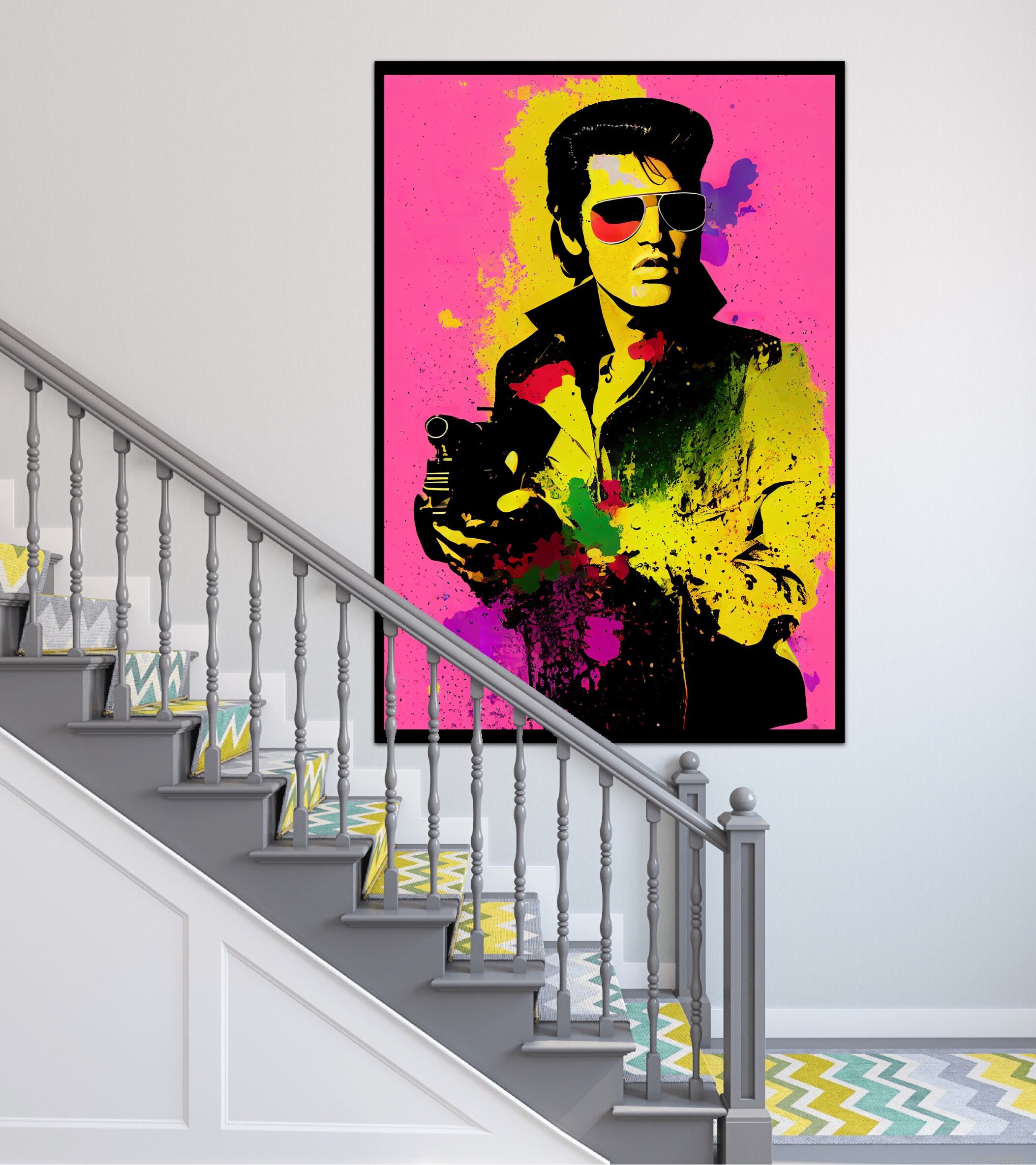 ELVIS PRESLEY POSTER Elvis Movie Poster American Singer Premium Posters ...