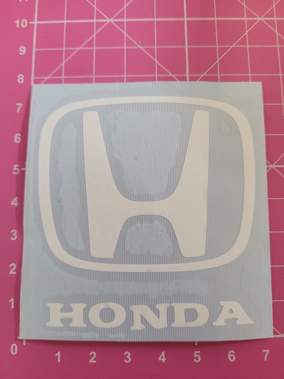 Honda Logo White Decal Sticker - Etsy