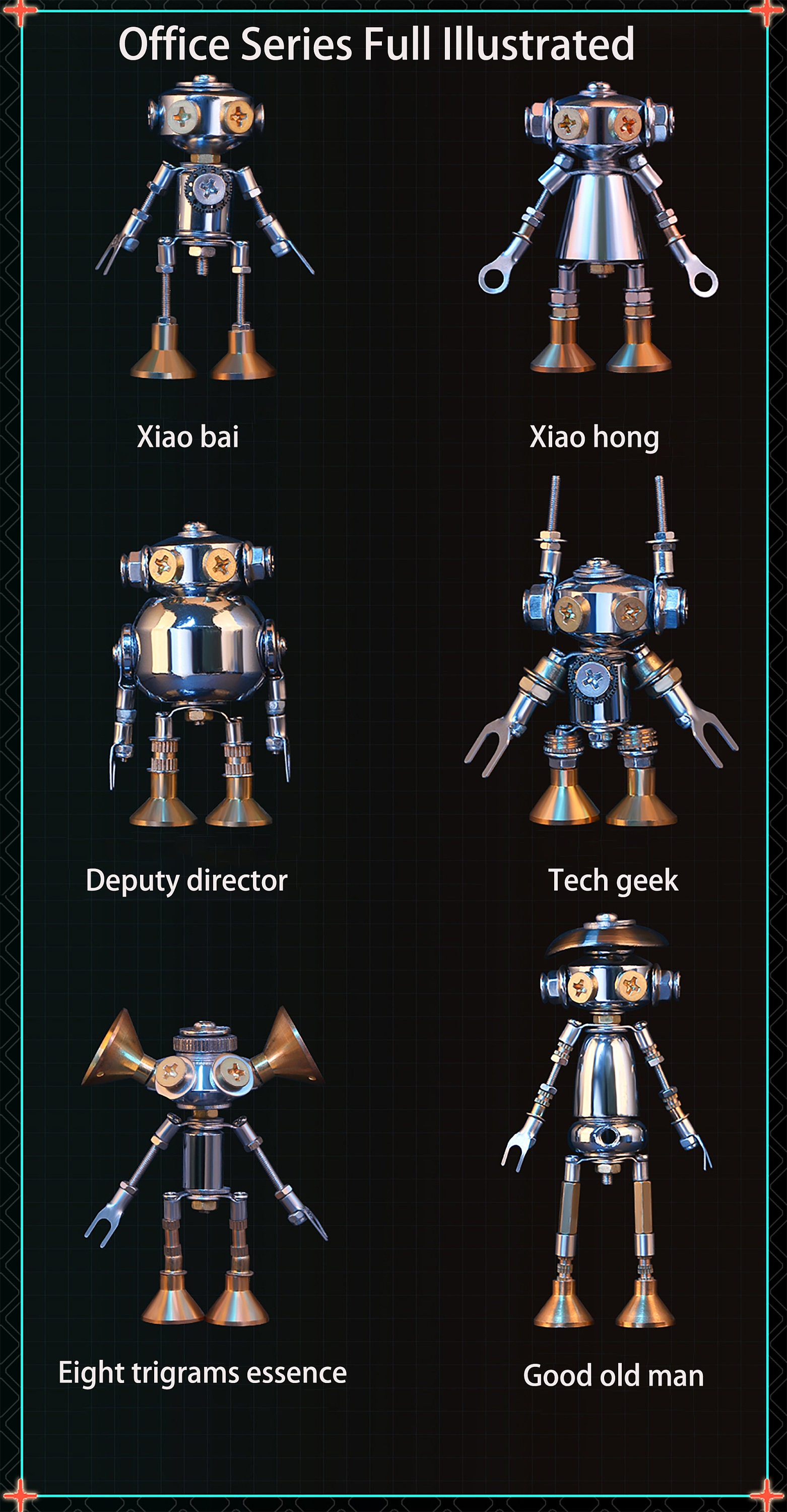 Steampunk Mechanical Robot Office Series Manual Handmade Model Toys ...