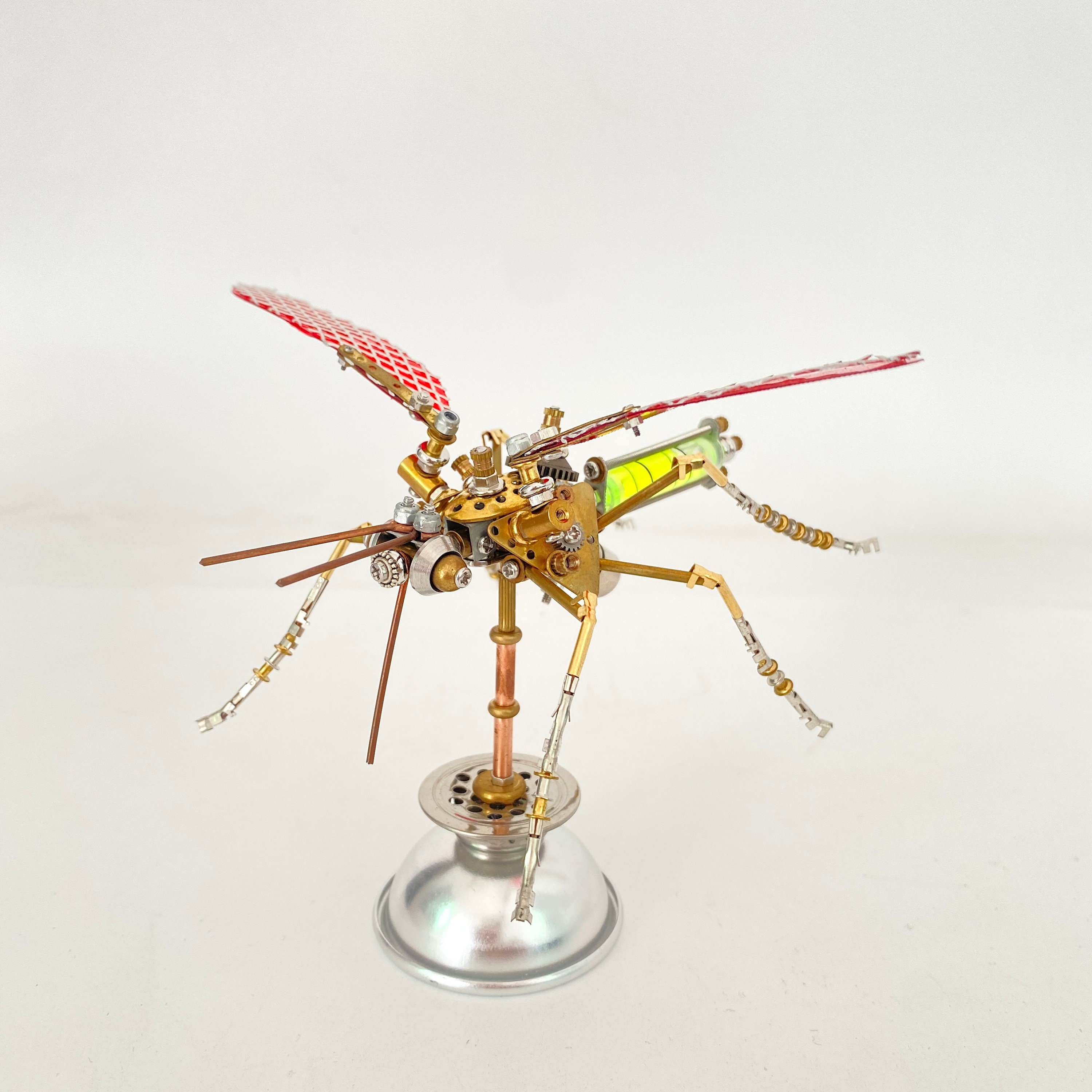 Steampunk Insect Illuminated Mosquito Mechanical Insect Models ...
