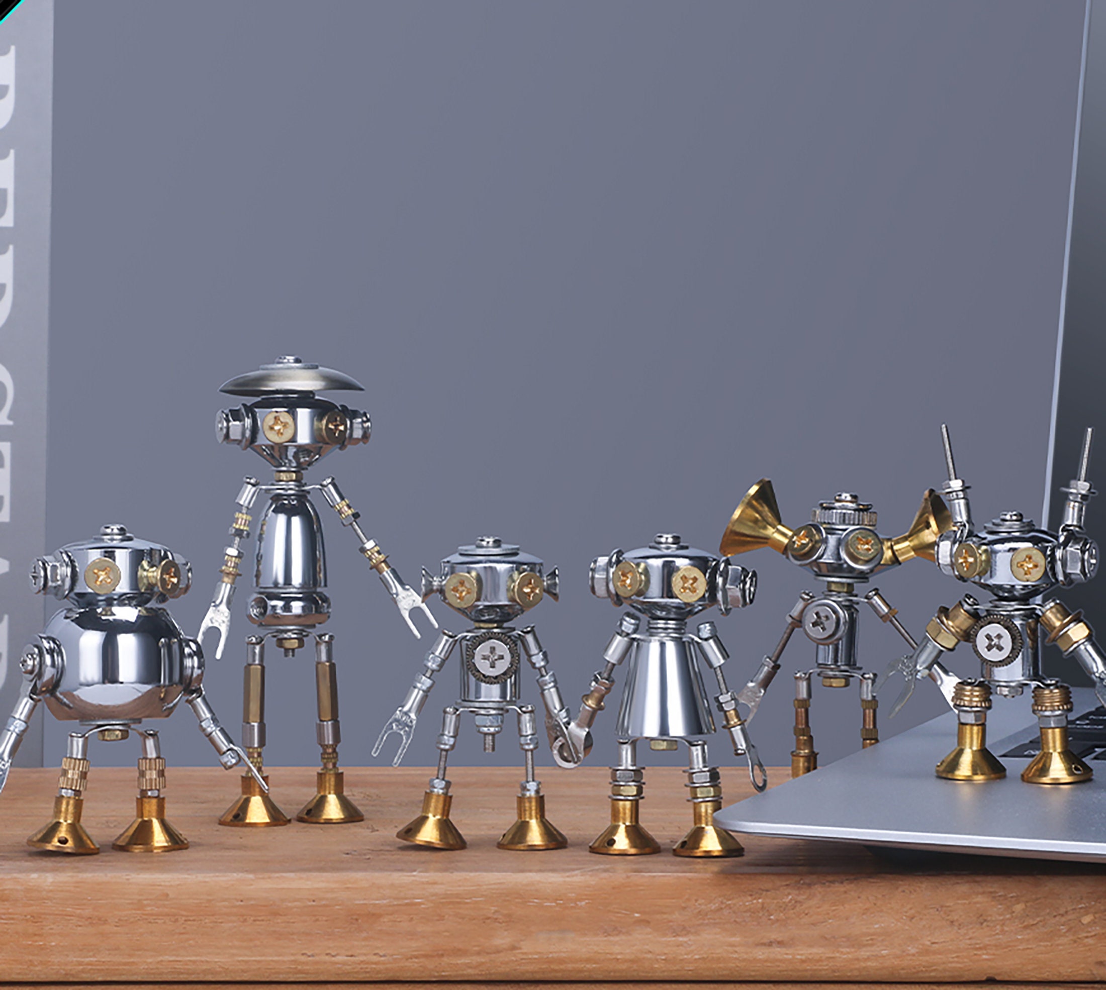 Steampunk Mechanical Robot Office Series Manual Handmade Model Toys ...