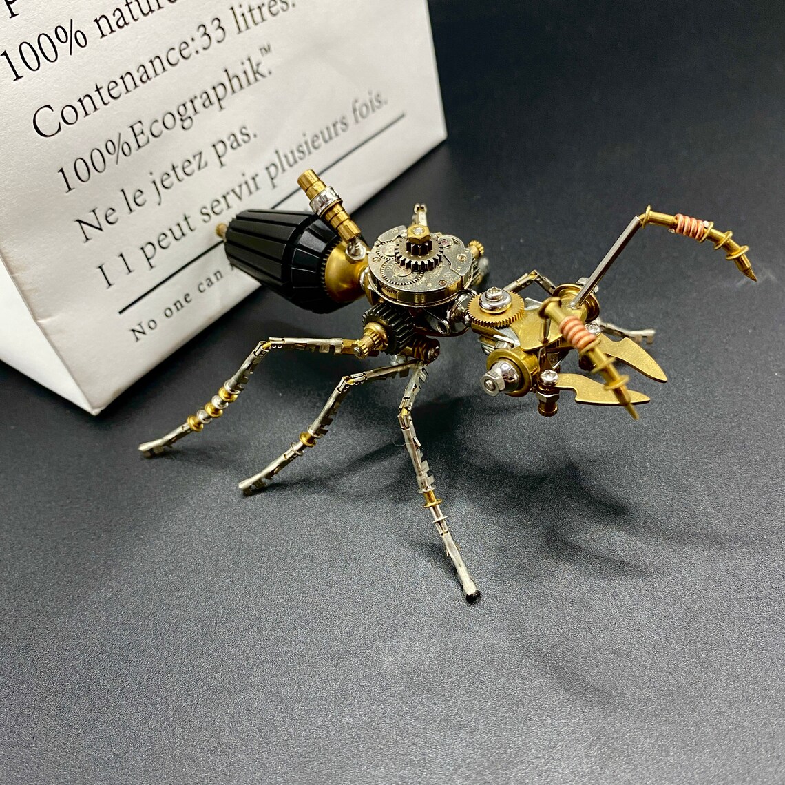 Steampunk Mechanical Mecha Insect Ant Metal Bug Sculpture Handmade ...