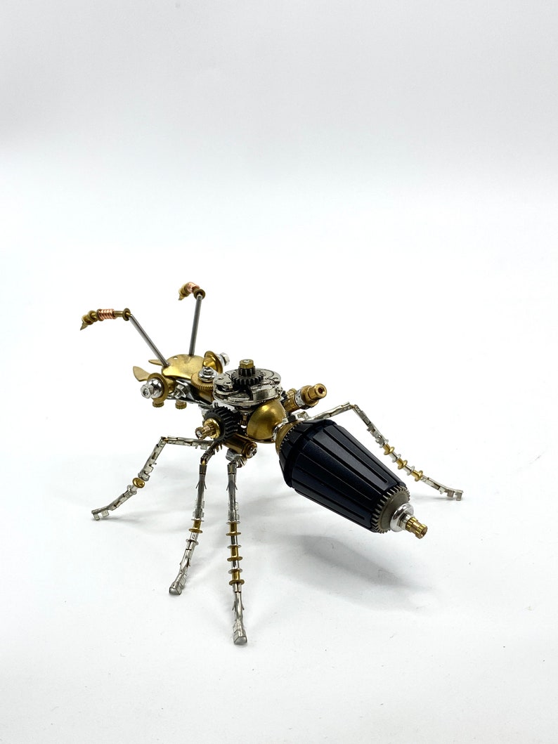 Steampunk Mechanical Mecha Insect Ant Metal Bug Sculpture Handmade ...