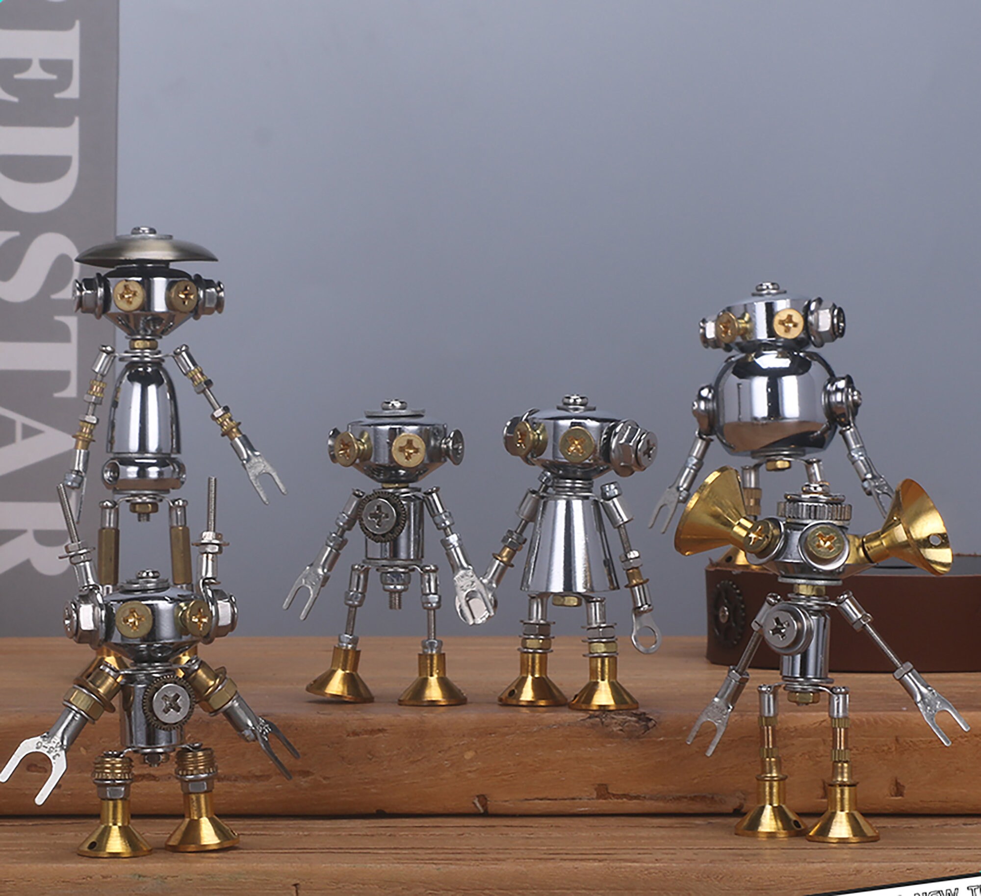 Steampunk Mechanical Robot Office Series Manual Handmade Model Toys ...
