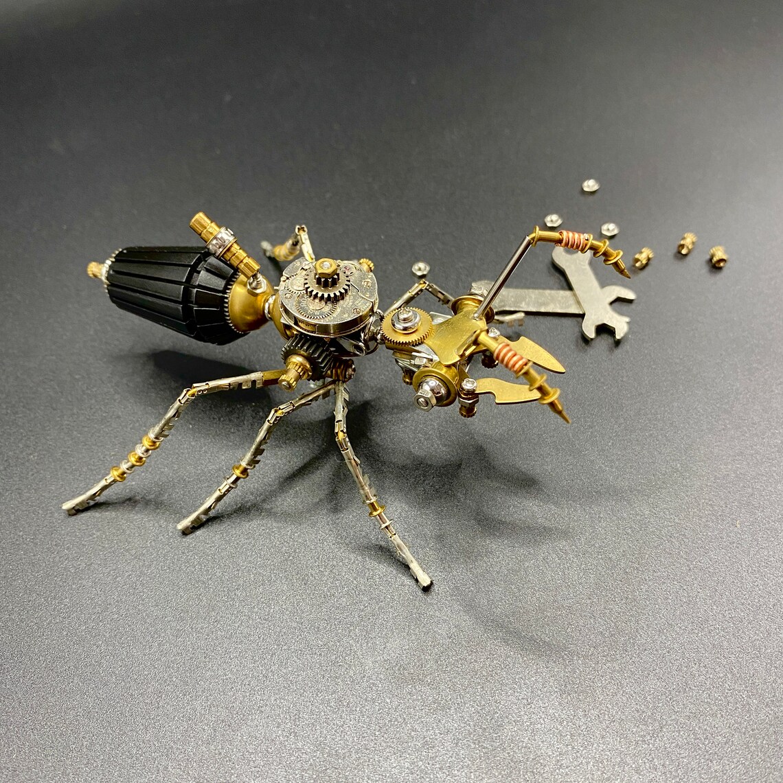Steampunk Mechanical Mecha Insect Ant Metal Bug Sculpture Handmade ...