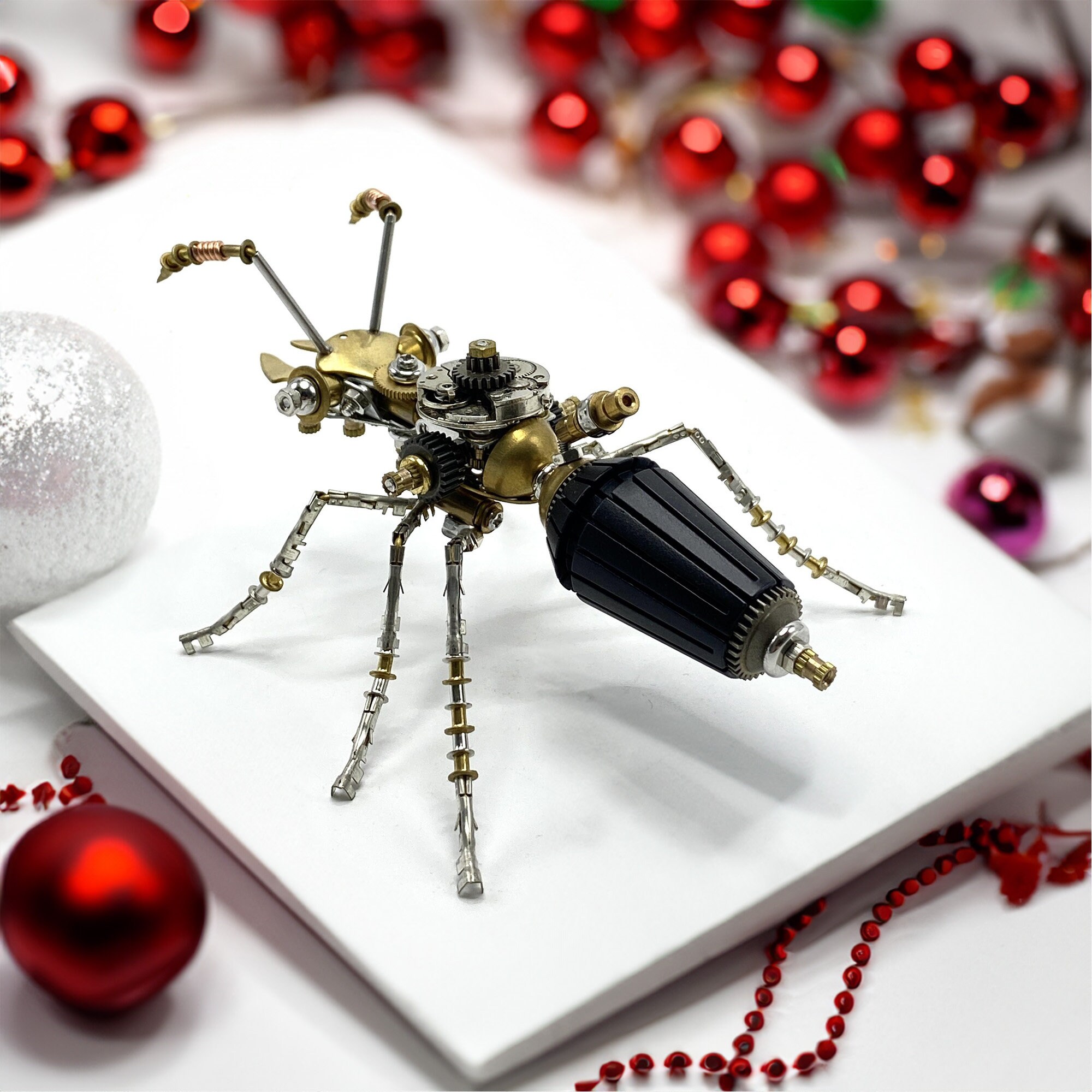 Steampunk Mechanical Mecha Insect Ant Metal Bug Sculpture Handmade ...