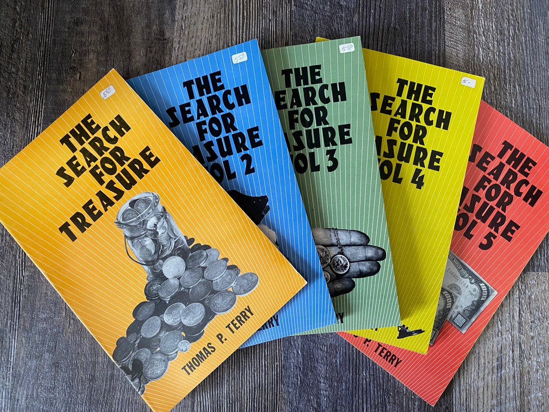 Lot of 5 Thomas P. Terry Treasure Hunting Books - Etsy