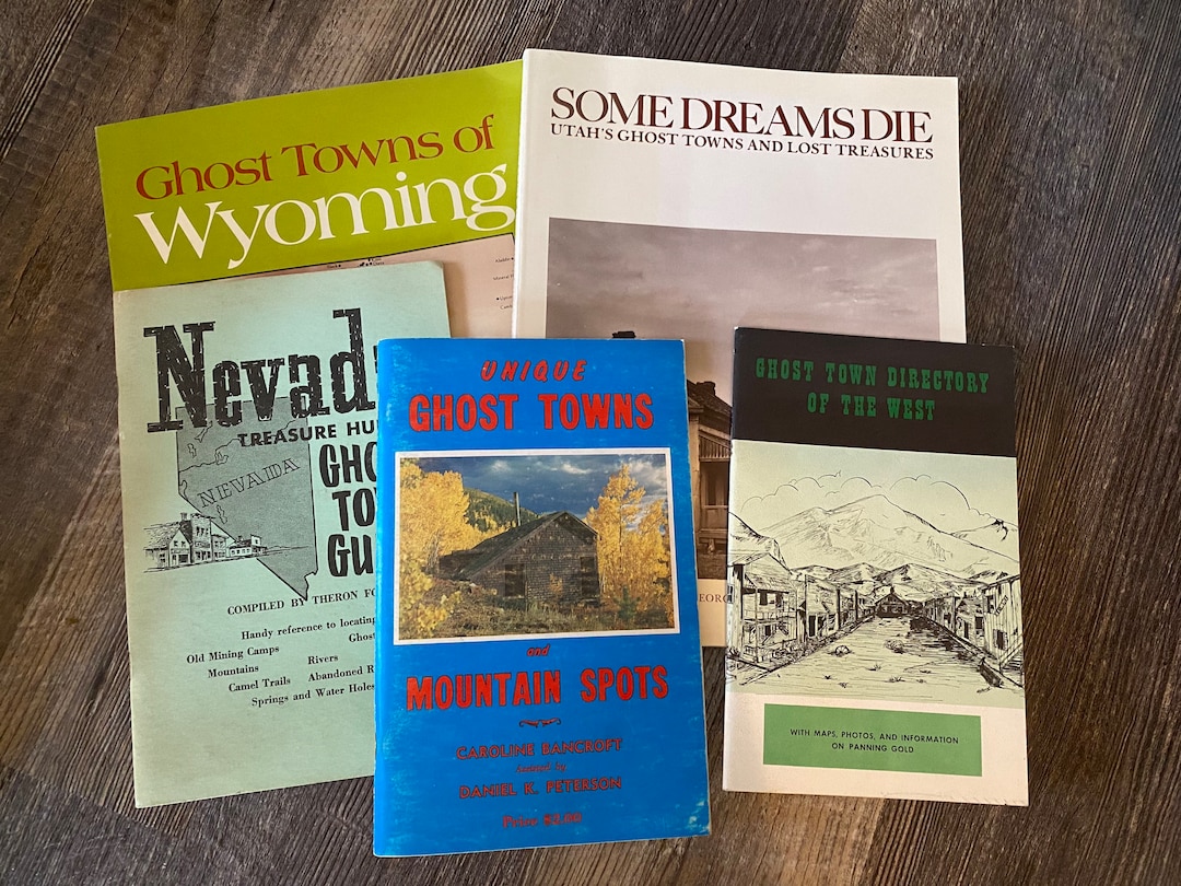Lot of 5 Books on Ghost Towns in the American West - Etsy