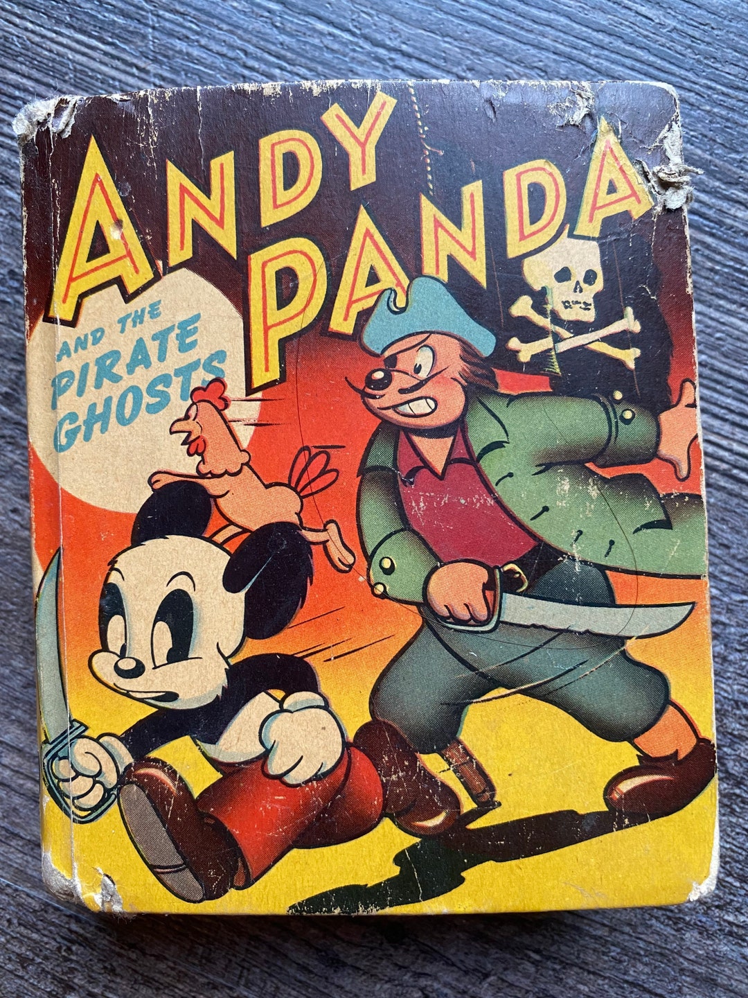 Vintage Big Little Book, Andy Panda and the Pirate Ghosts - Etsy
