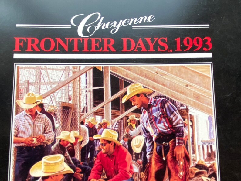 1993 Cheyenne Frontier Days Souvenir Program - Etsy