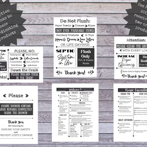 Please Empty Lint Trap Printable Reminder Sign Great for Airbnb Laundry ...