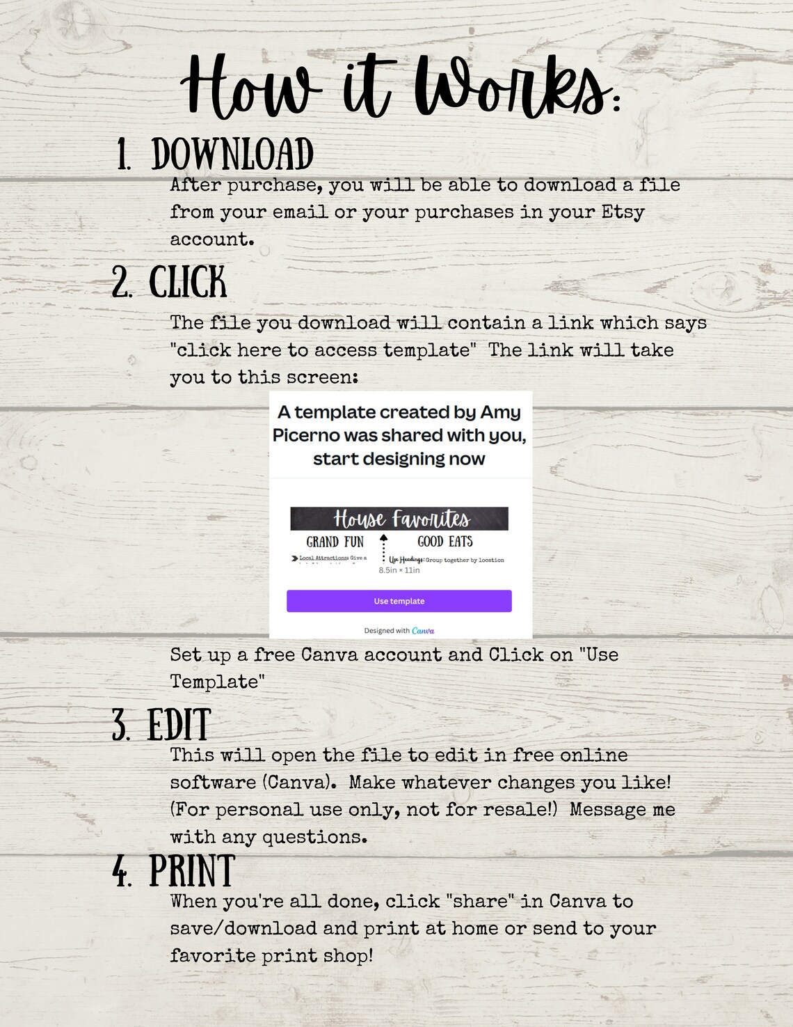 Airbnb Local Recommendations Sign for Hosts, Editable Template of ...