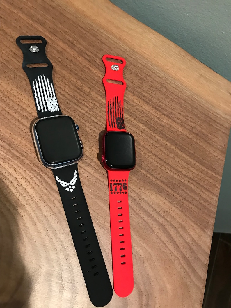 Custom Apple Watch ,different Colors /all Sizes/silicone /hand Painted ...