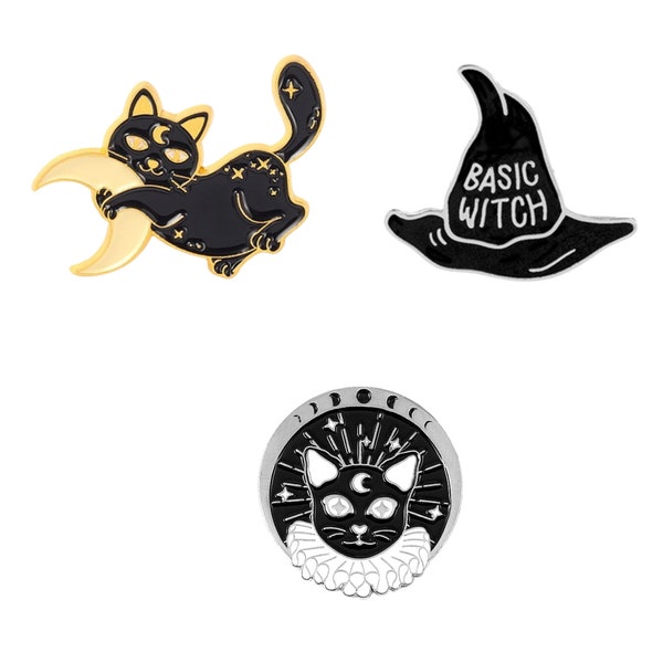 Gothic Badge Pin Etsy