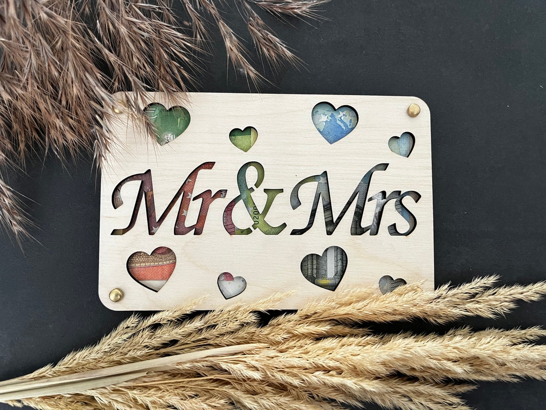 Mr Mrs Geldgeschenk