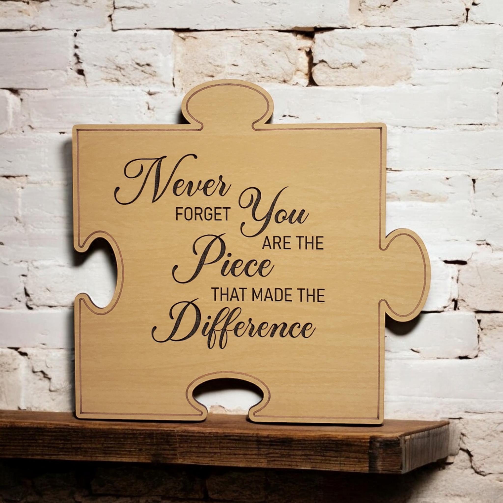 You Make A Difference Sign, Caregiver Gift - Etsy
